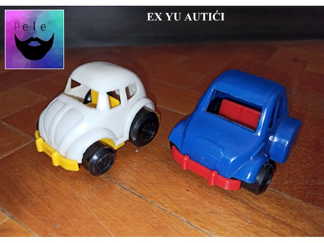 EX YU plasticni autici VW Buba i Space