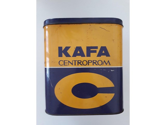 C kafa - Centroprom - limena kutija - stara
