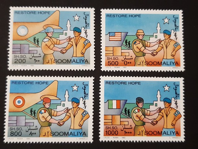 Vojna saradnja Avioni - Somalija 1993. ** kompl. ser.
