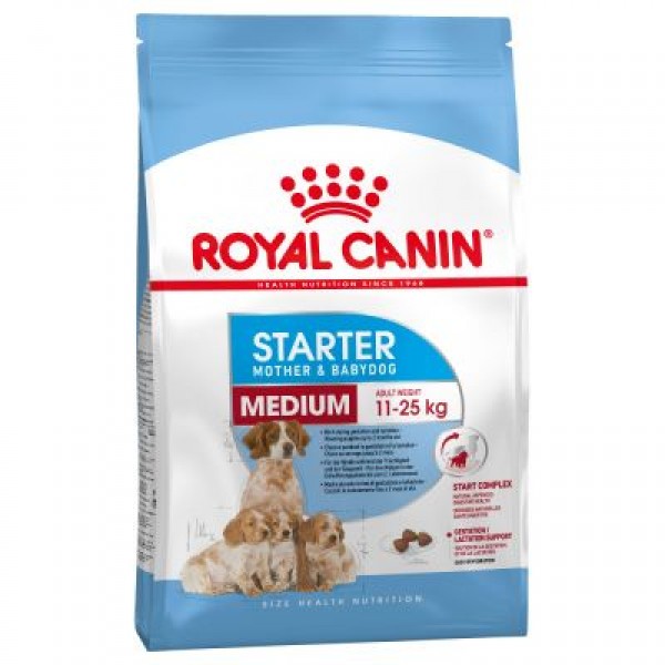 Royal Canin Suva hrana za štence Medium Starter 15kg.