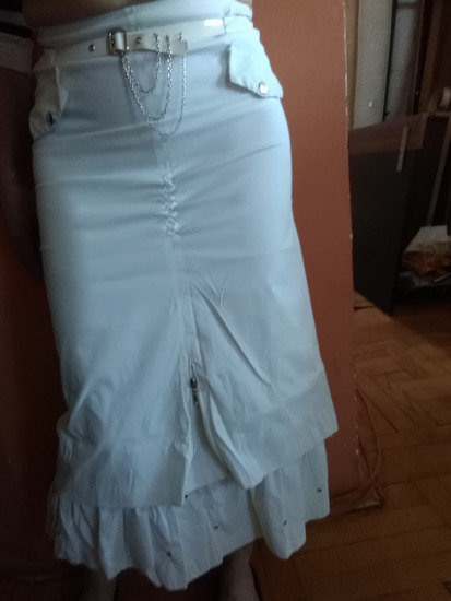 Suknja bela maksi 36