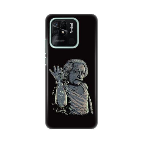 Silikonska futrola - maska print za Xiaomi Redmi 10C Funny Albert Einstein