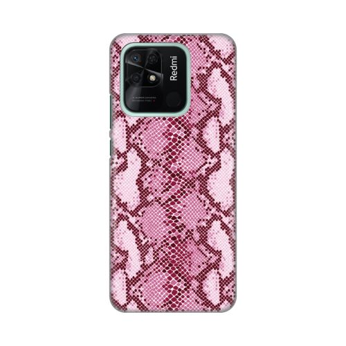 Silikonska futrola - maska print za Xiaomi Redmi 10C Pink Snake