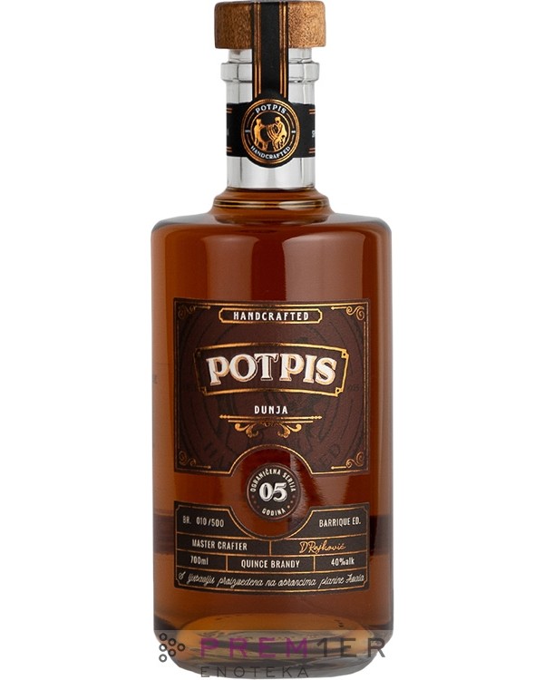 Potpis Rakija od Dunje 5G Barik 0.70l