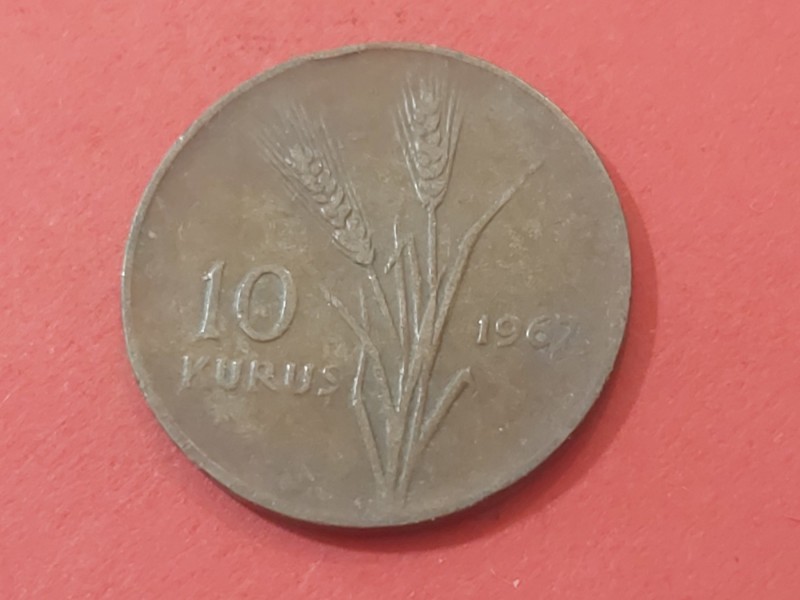 Turska - 10 kurus 1967 god