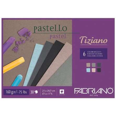 Blok Tiziano Pastello 29,7x21cm 160g 30L Fabriano 46221297 6boja