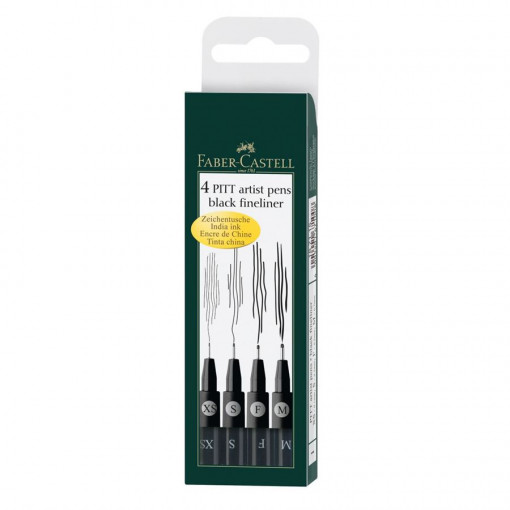 Faber Castell Pitt Artist Pen India ink pen 1/4 black