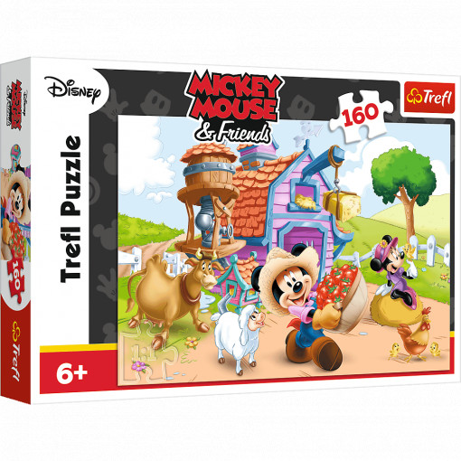 Trefl Puzzle Mickey the farmer 160 delova