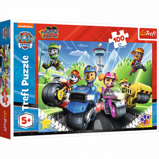 Trefl Puzzle Paw Patrol on motorbikes 100 delova