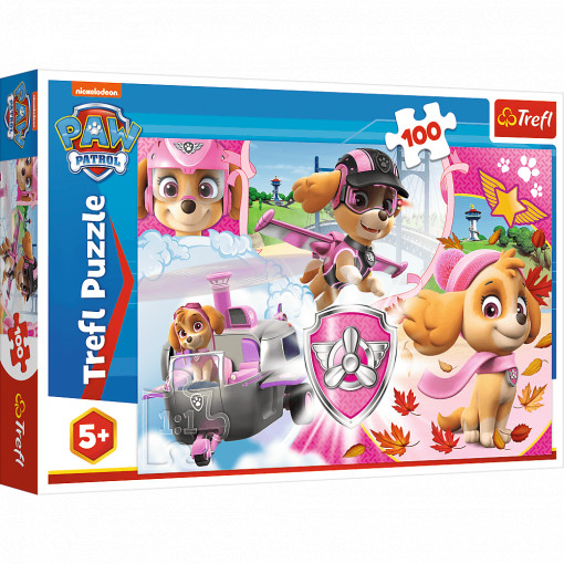 Trefl Puzzle Paw Patrol Skye in action 100 delova