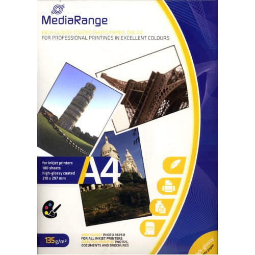 Foto-papir MediaRange 135g high glossy