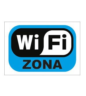 Nalepnica WI FI zona A7