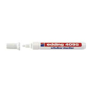 Marker beli EDDING 4095 za staklo