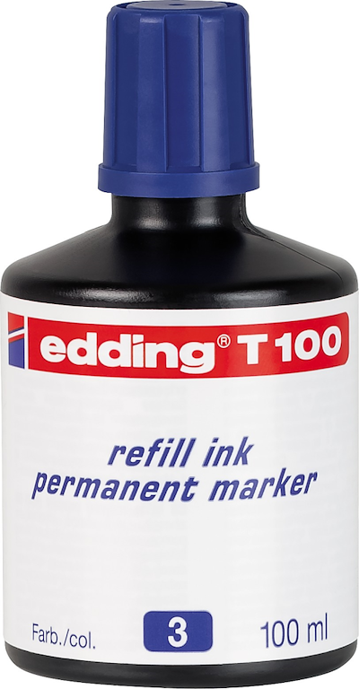 Mastilo za permanentne markere Edding T100 plavo