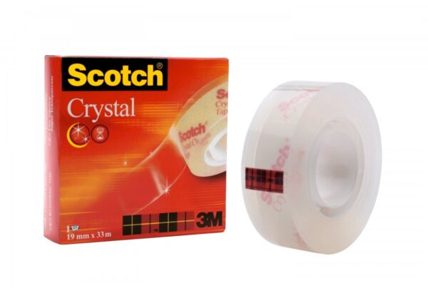 SELOTEJP TRAKA SCOTCH CRYSTAL 19MM X 33M