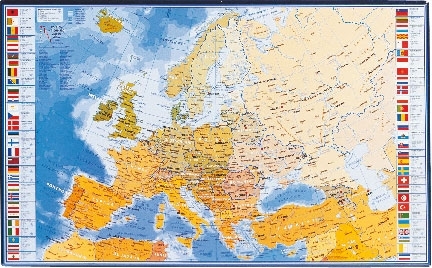 Podloga za sto- mapa Evrope