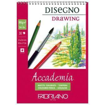 Blok Fabriano Accademia spirala 21×29.7cm 200g 30l