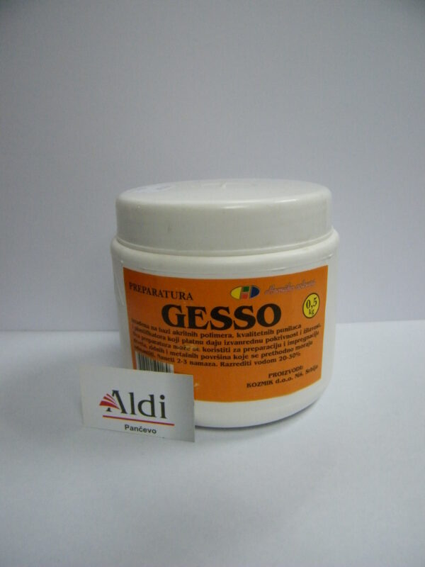 GESSO preparatura 500g Kozmik