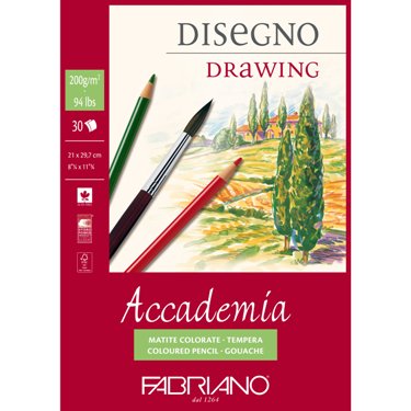 Blok Fabriano Accademia 21×29,7cm 30l 200g