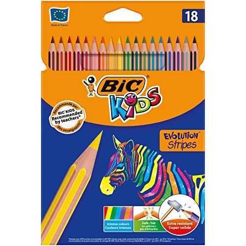 Drvene bojice BIC 1/18 Evolution stripes