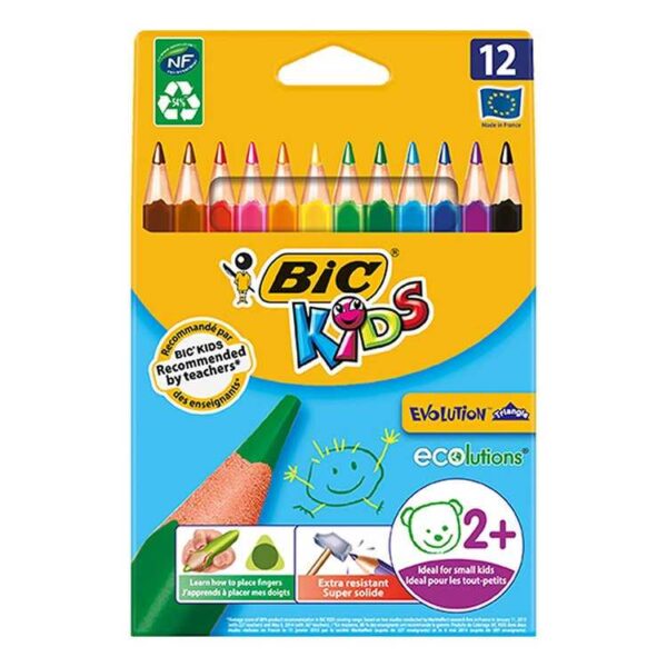 Drvene boje BIC Kids Triangle 1/12