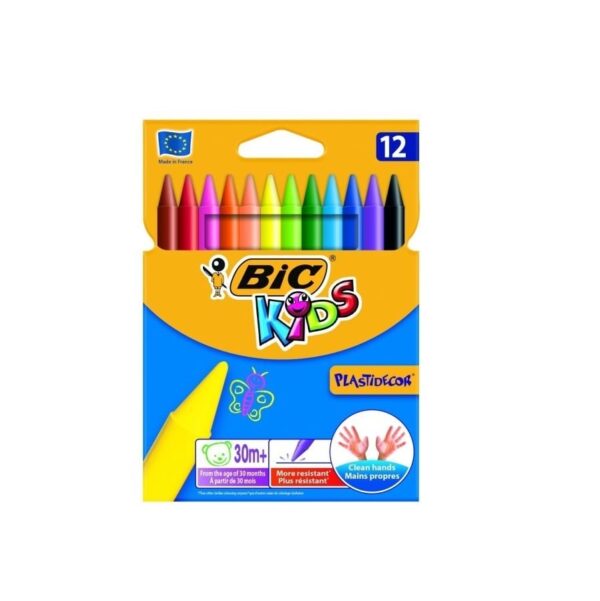 Vostane boje BIC Kids 1/12 Plastidecor