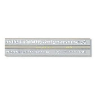 Lenjir sablon za slova i brojeve KOH-I-NOOR 3,5mm