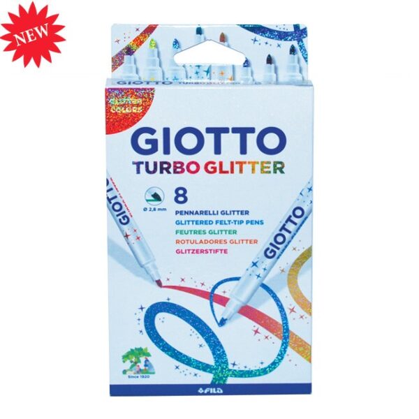 Flomasteri turbo glitter GIOTTO