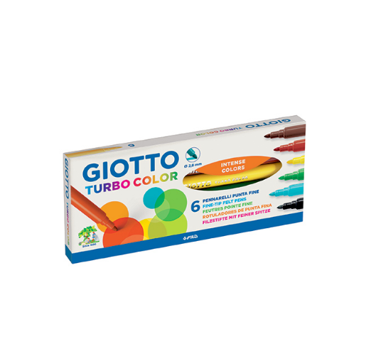 Flomasteri GIOTTO turbo color 1/6