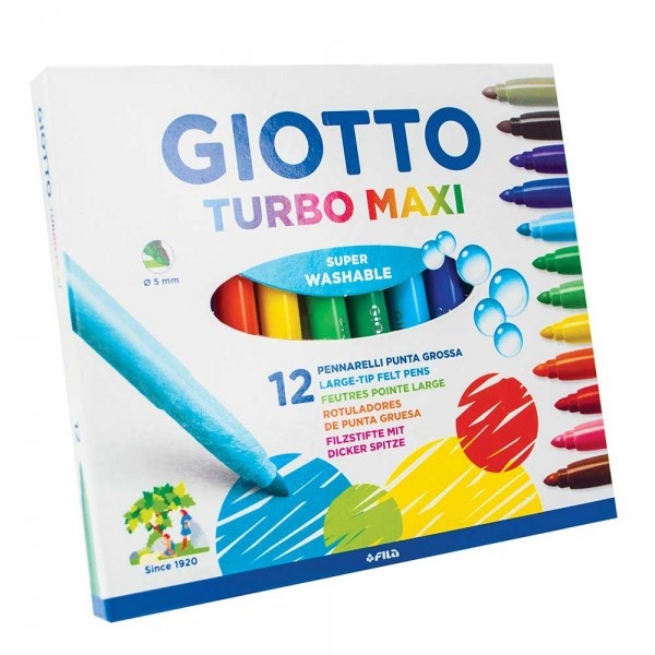 Flomasteri GIOTTO 1/12 TURBO MAXI