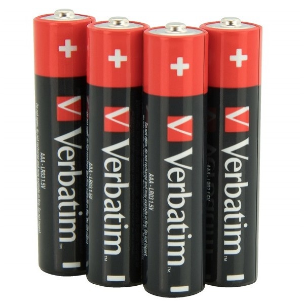 Baterije Alkalne Premium VERBATIM 1.5V AAA