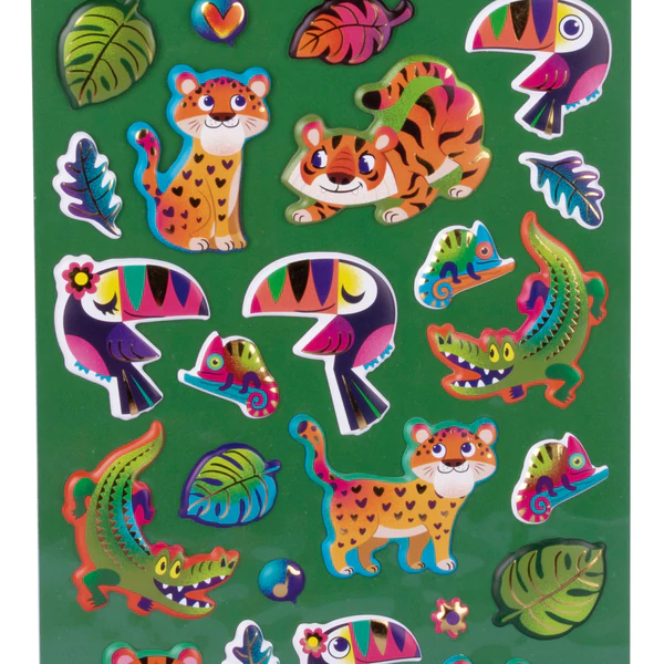 Samolepljivi stikeri Apli životinje iz džungle 18046