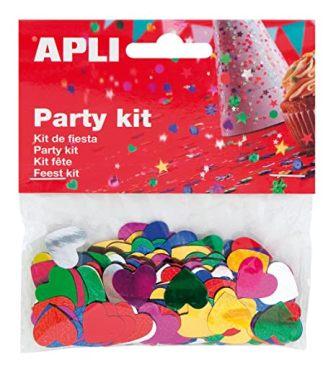 Parti set metalik srca Apli 13820