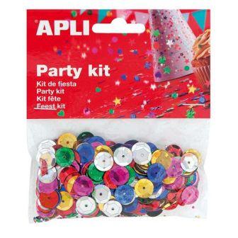 Parti set Metalik sljokice APLI 13819