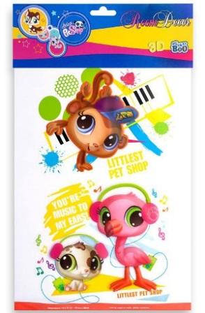 Zidna 3D dekoracija Littlest Shop