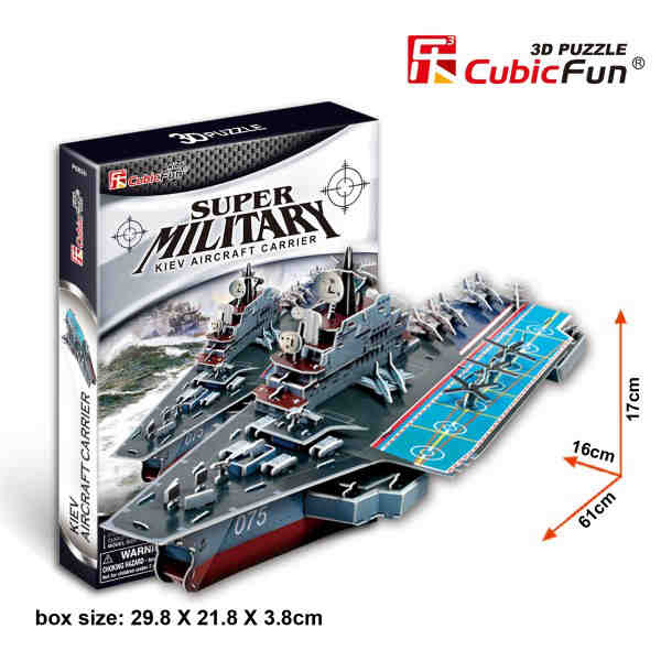 Puzzle 3D Cubic Fun Kiev Aircraft Carrier