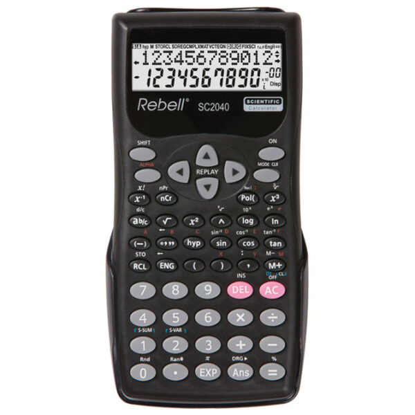 Kalkulator tehnički 12mesta 240 funkcija Rebell RE-SC2040 BX crni