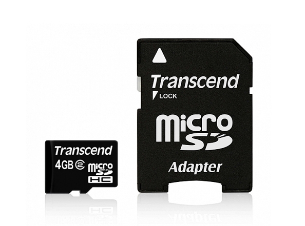MicroSDHC Memorijska kartica TRANSCEND 4GB