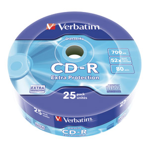CD-R Extra Protection Verbatim 1/25
