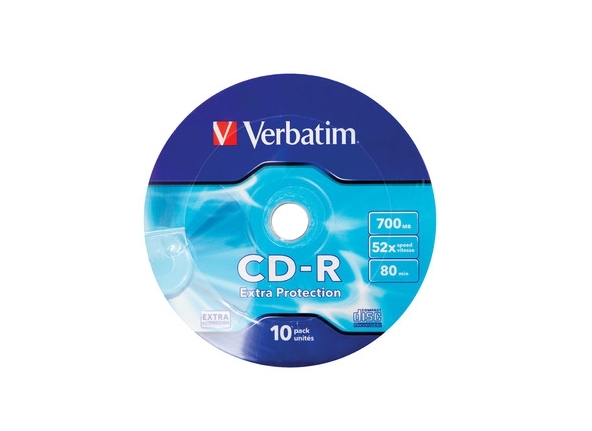 CD-R Extra Protection Verbatim 1/10