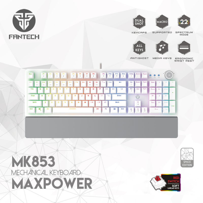 Tastatura Mehanicka Gaming Fantech MK853 RGB Maxpower (red switch) Space Edition
