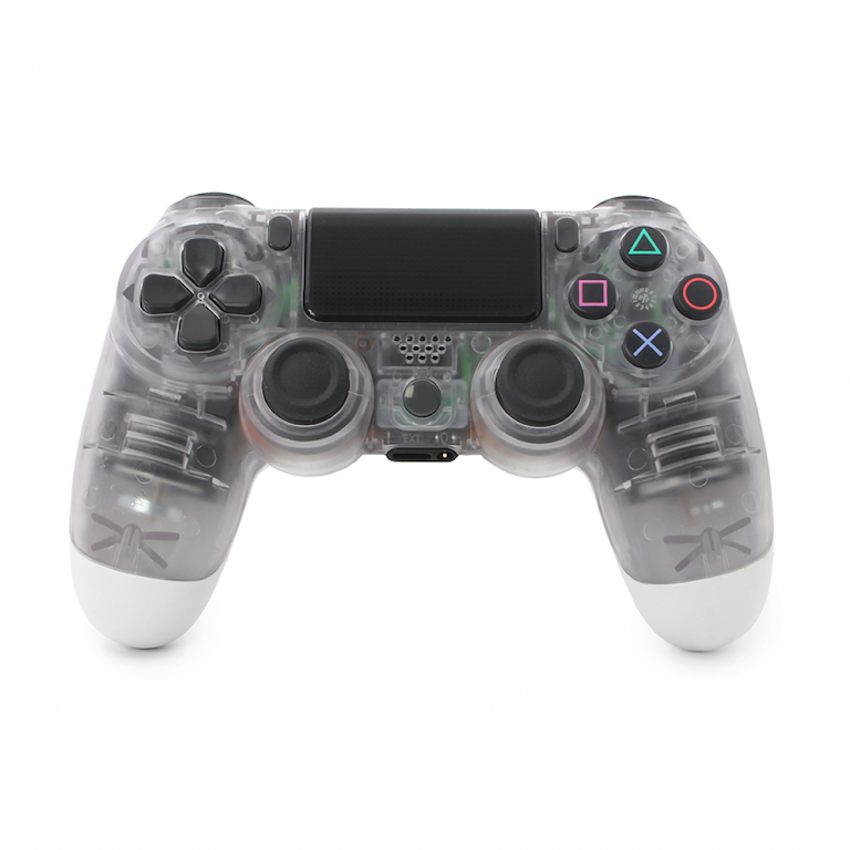 Joypad Dual Shock WIFI za PS4 beli transparent