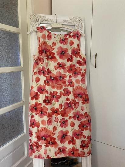 Cvetna haljinica sa slicem sa strane