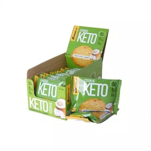 BOMBBAR Keto cookie nepreliveni, kokos - badem 40g