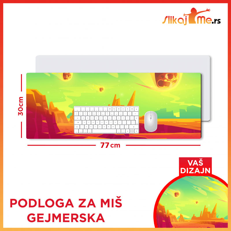 Gejmerska podloga za miš 30x77cm