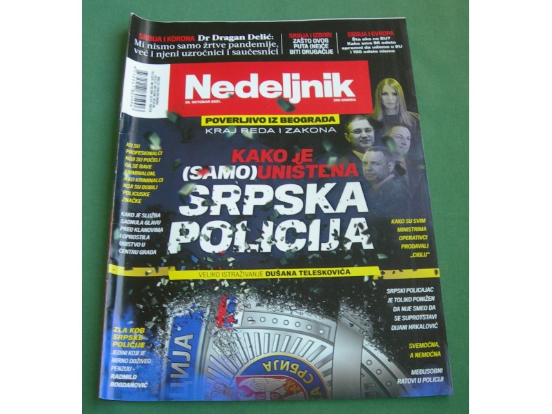 Nedeljnik br. 511, 2021. - Srpska policija