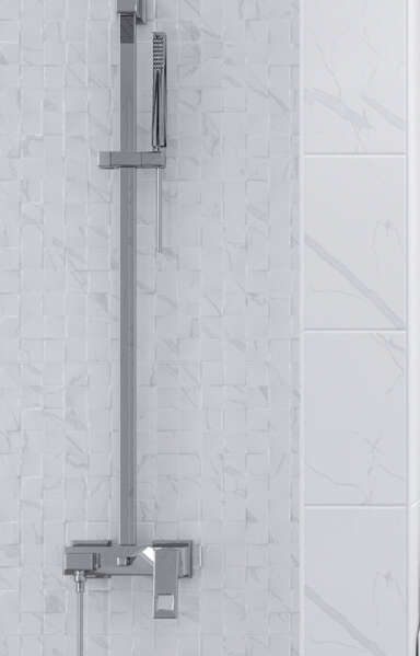 K.PLOC LUXOR MOSAIC 3D WHITE 25X75 2 KL /1,312M2/ KK A-10%