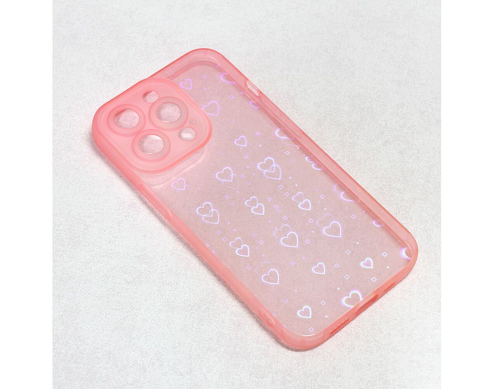 Futrola Heart Color IMD - iPhone 13 Pro roze