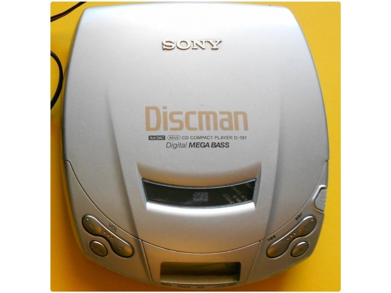 SONY Discman Compact (Portable) CD Player D-191