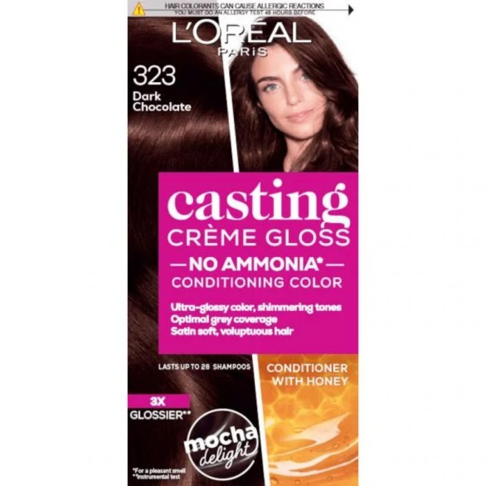 L'OREAL CASTING CREME GLOSS BOJA ZA KOSU 323 CHOCOLAT NOIR 1003009067